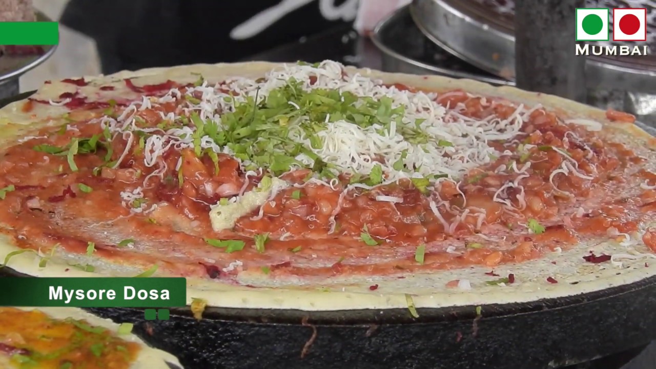 मैसूर डोसा l Indian food | Mysore Dosa Recipe | Street Dosa Recipe ...