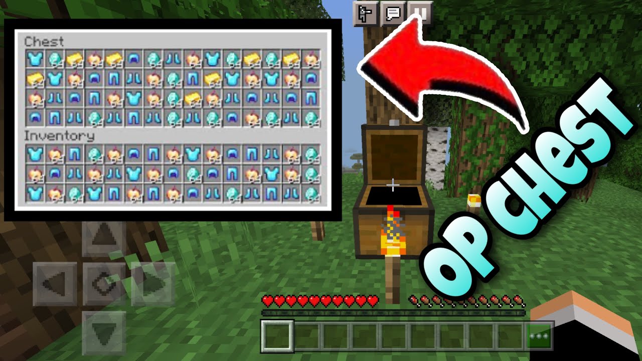 OP Chest Addon | Minecraft. but OP Chest In Minecraft PE | OP For ...