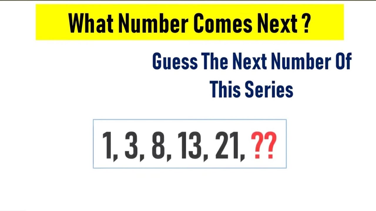 Guess the next number of the series? - YouTube