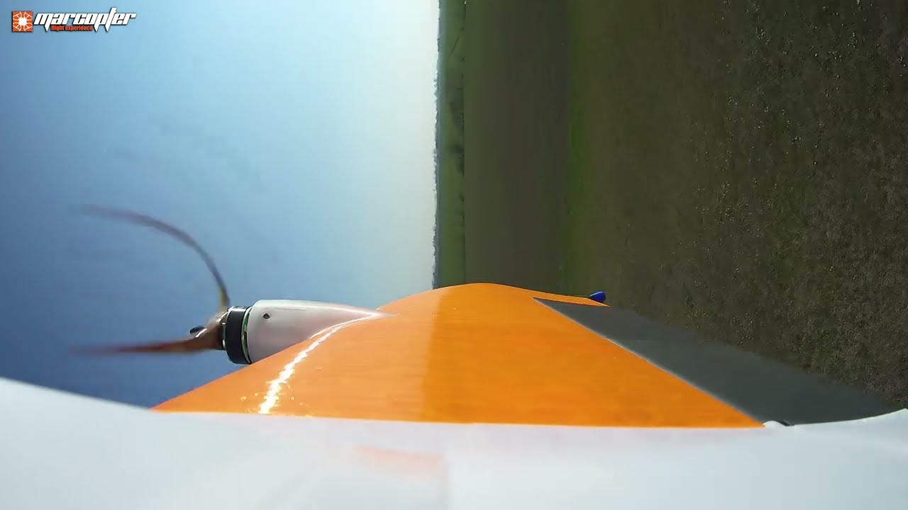 Explora Tailsitter VTOL - Takeoff from on-board cam - YouTube
