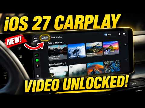 Finally! Watching Video on Apple CarPlay - iOS 27