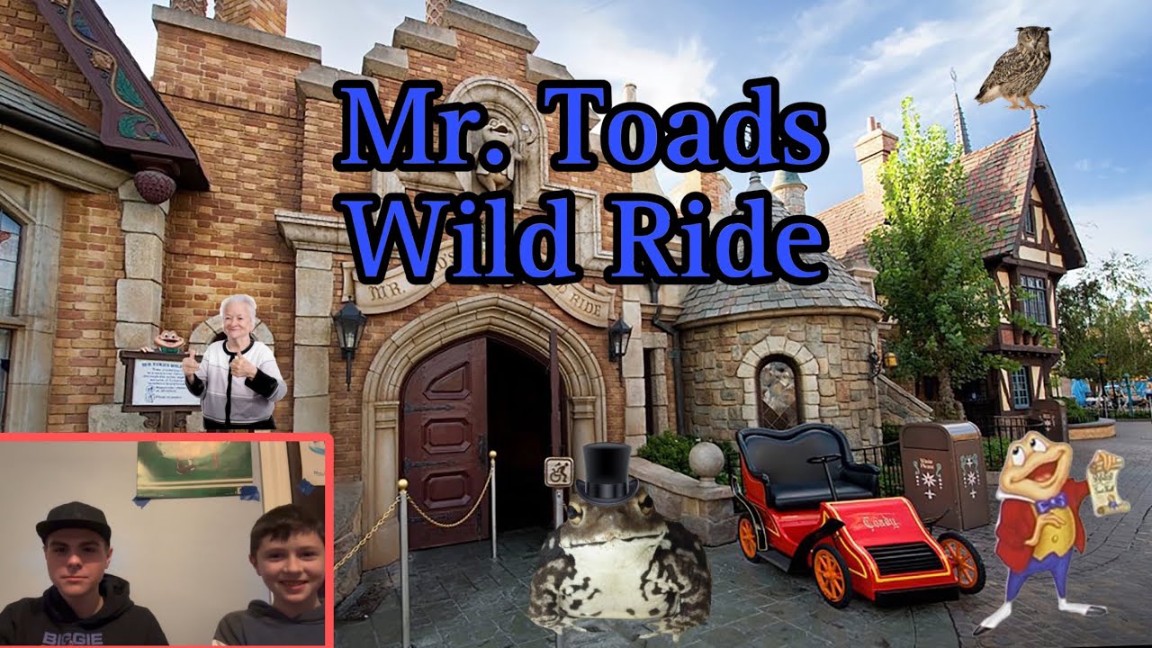 Virtually Riding Mr. Toads Wild Ride - YouTube