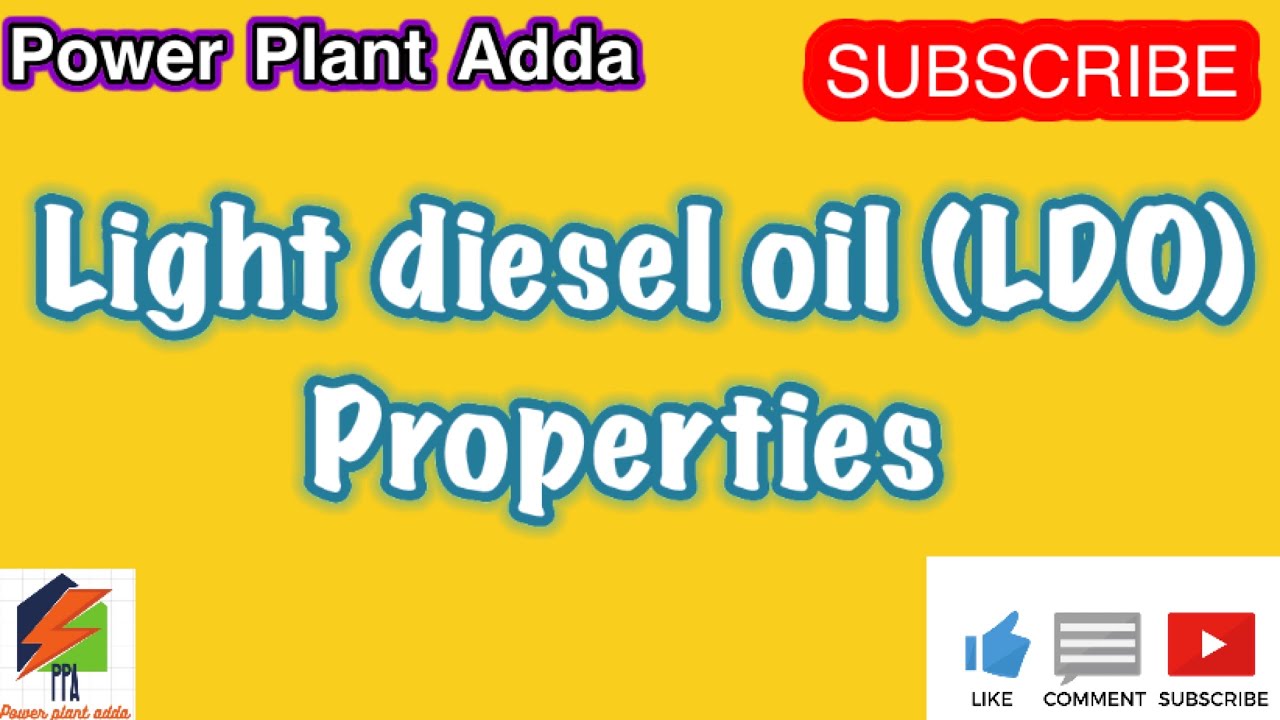  LDO Light Diesel Oil YouTube