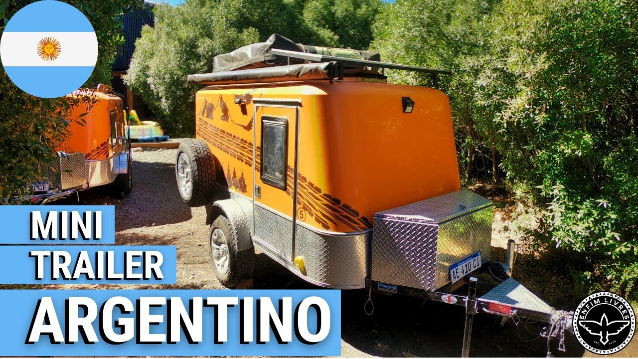 Como é um MINI TRAILER na ARGENTINA | Alugue em Bariloche | Ep.18 Exp ...