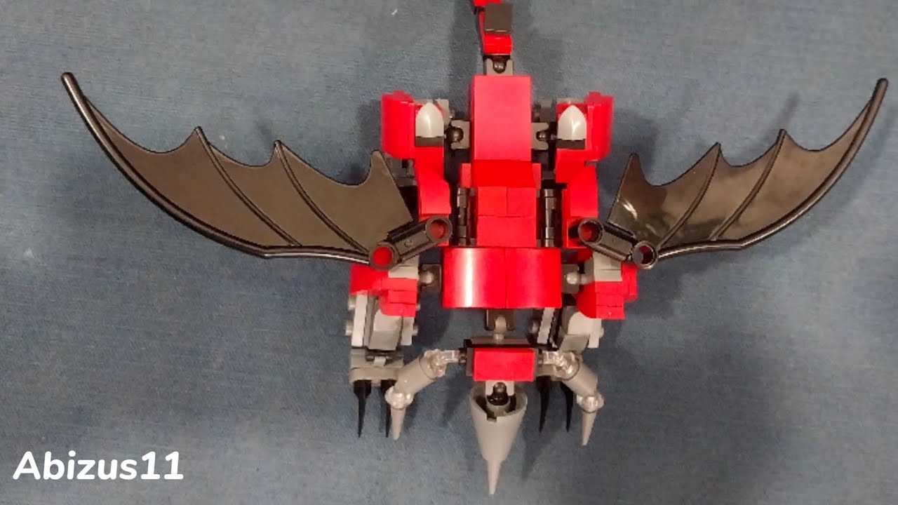 Lego Mini Titan Drill Dragon full tutorial - YouTube