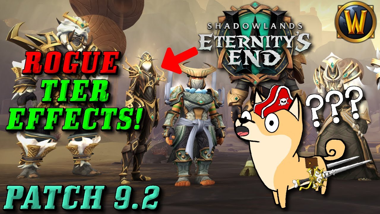 ALL of the 9.2 Rogue Tier Set Effects! (Assassination/Outlaw/Subtlety ...