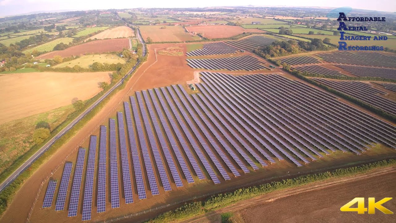 The Devizes Solar Farm and Foxhangers Marina. - YouTube