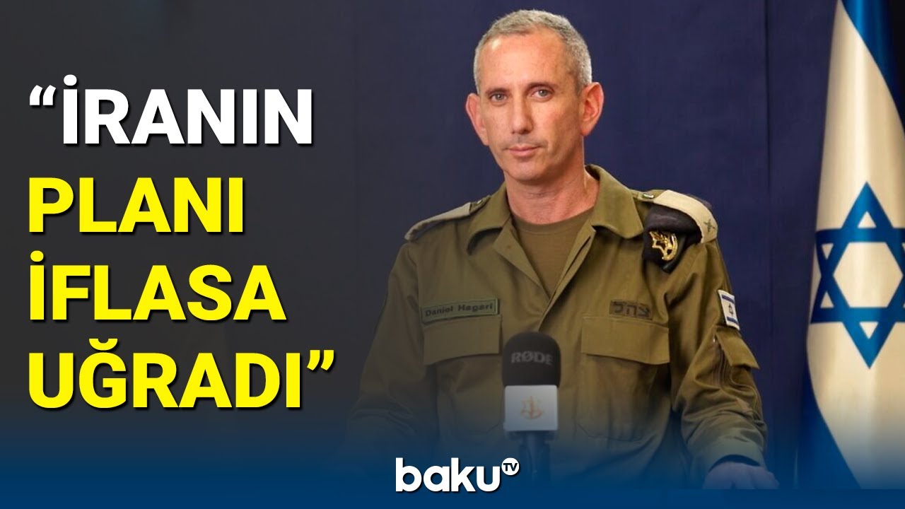 Yalnız bir neçə raket ölkə ərazisinə çatıb | Daniel Haqari - YouTube