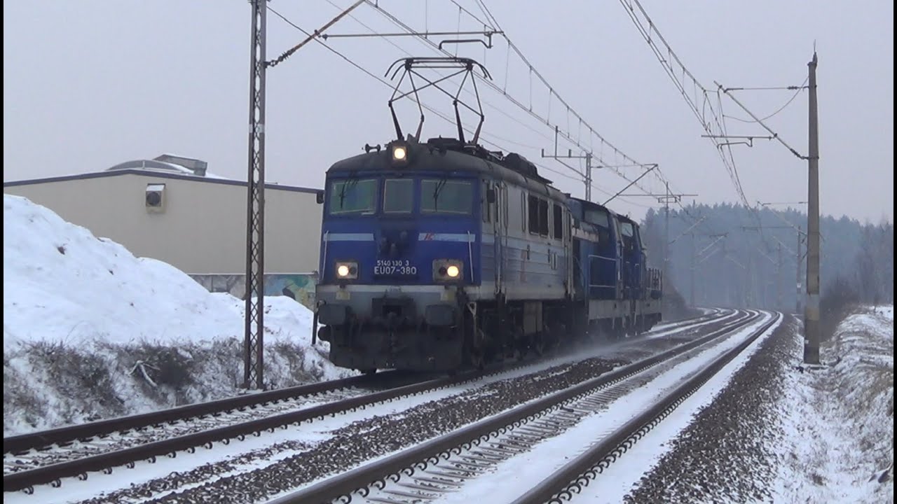 [PKP Intercity] EU07-380 z SM42-146 i z SM42-190 | Zielona Góra - YouTube