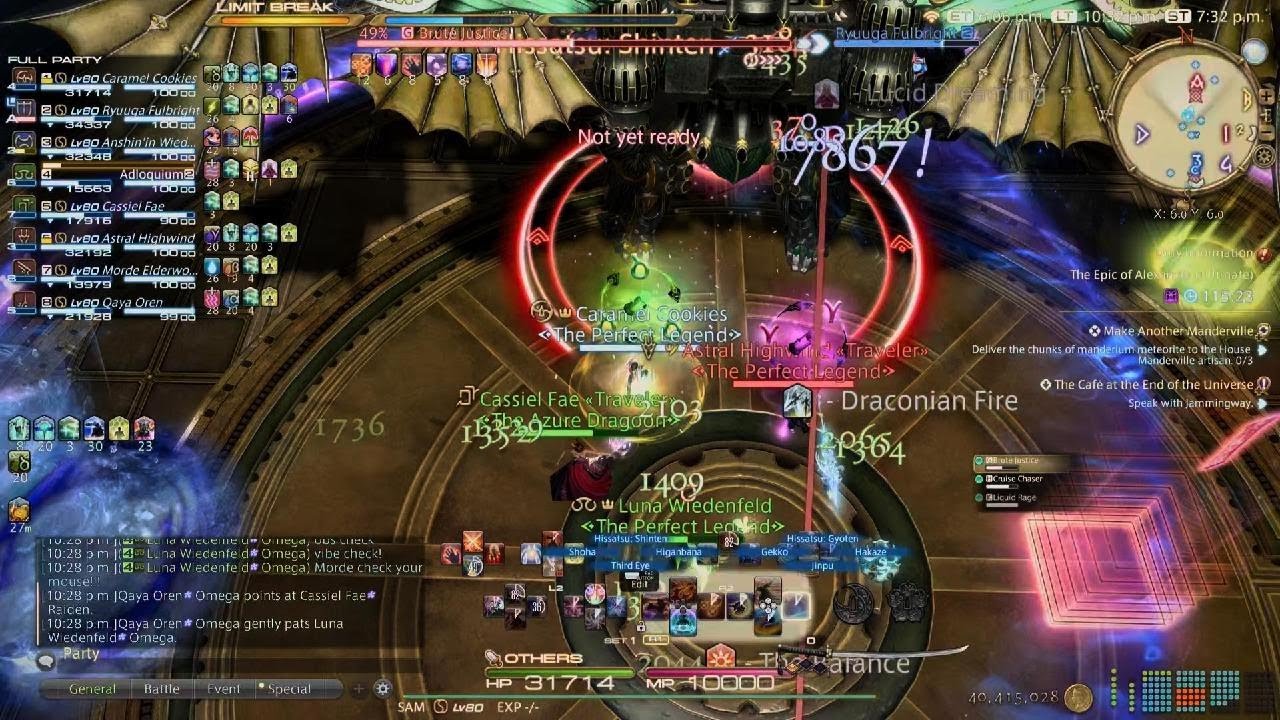 FFXIV TEA clear sam pov m1 - YouTube
