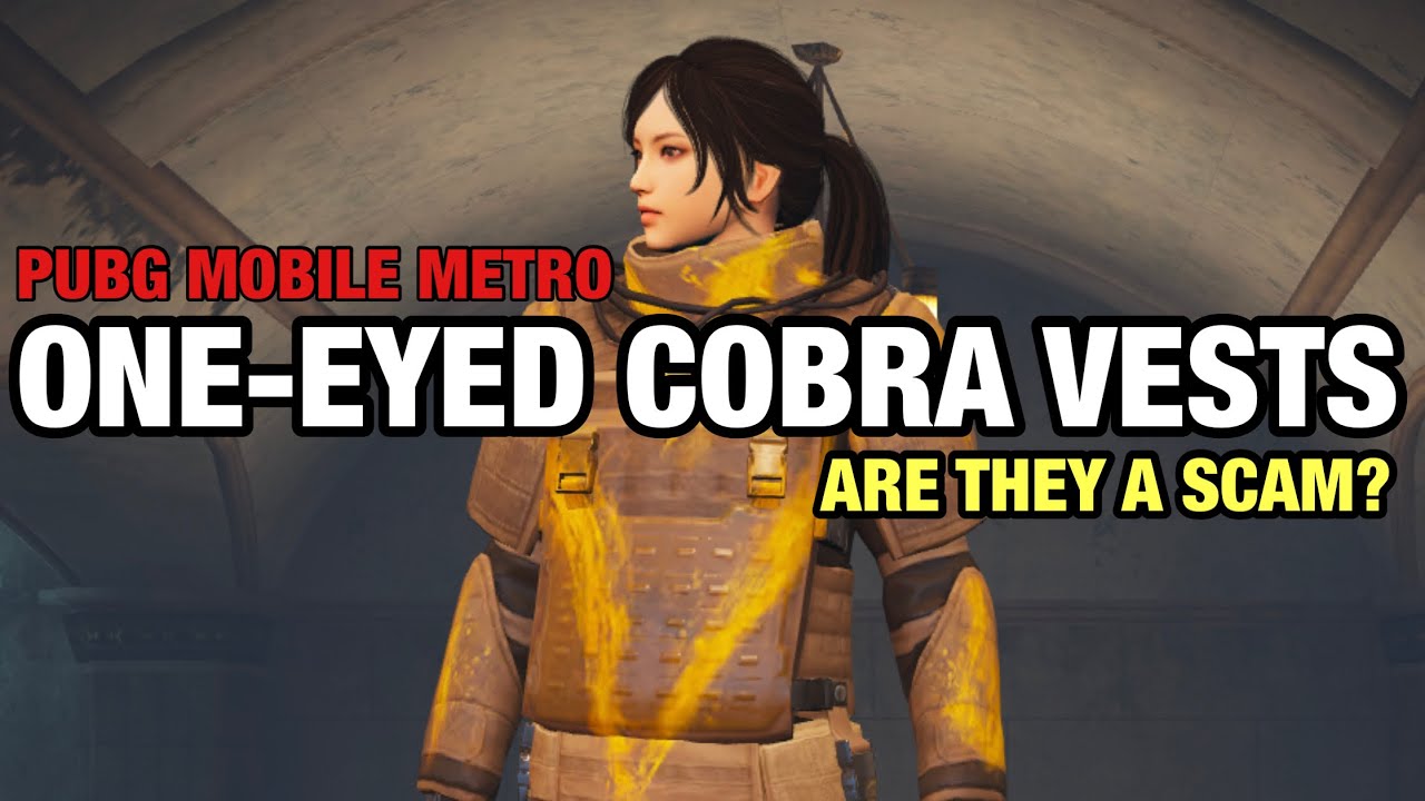PUBG Mobile METRO - One-Eyed Cobra Vests (Chapter 5 Update) - YouTube