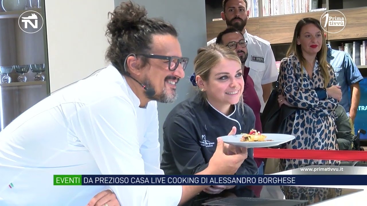 Da "Prezioso Casa" il live cooking dello chef Alessandro Borghese - YouTube