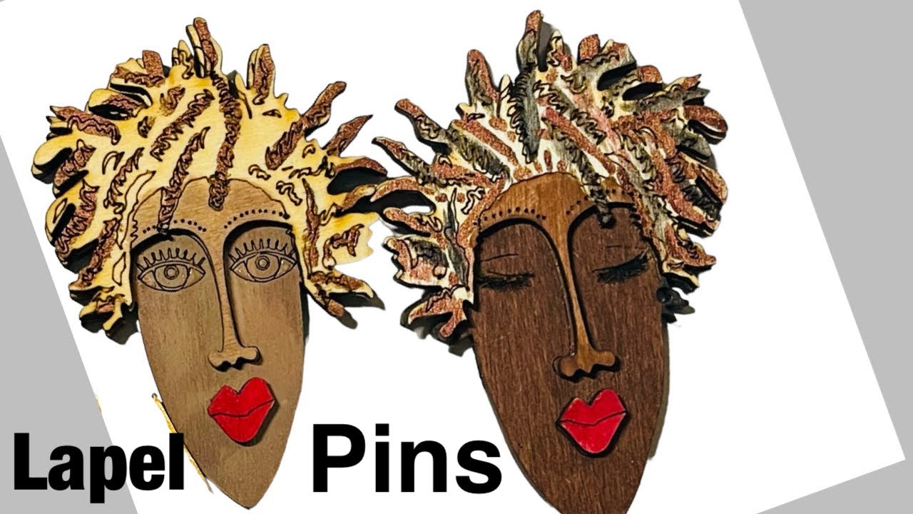 DIY Jewelry Design: Face Pins - YouTube