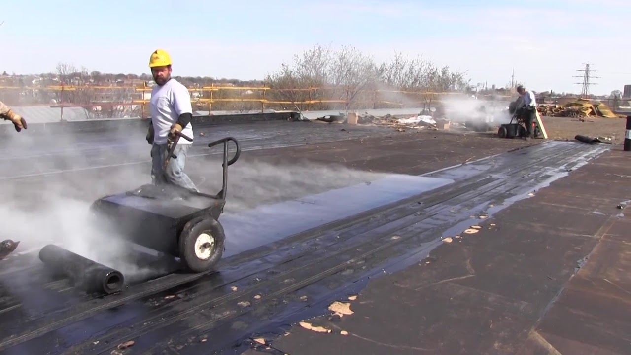 How to install a BUR (Built Up Roof) system from beginning to end, by ...