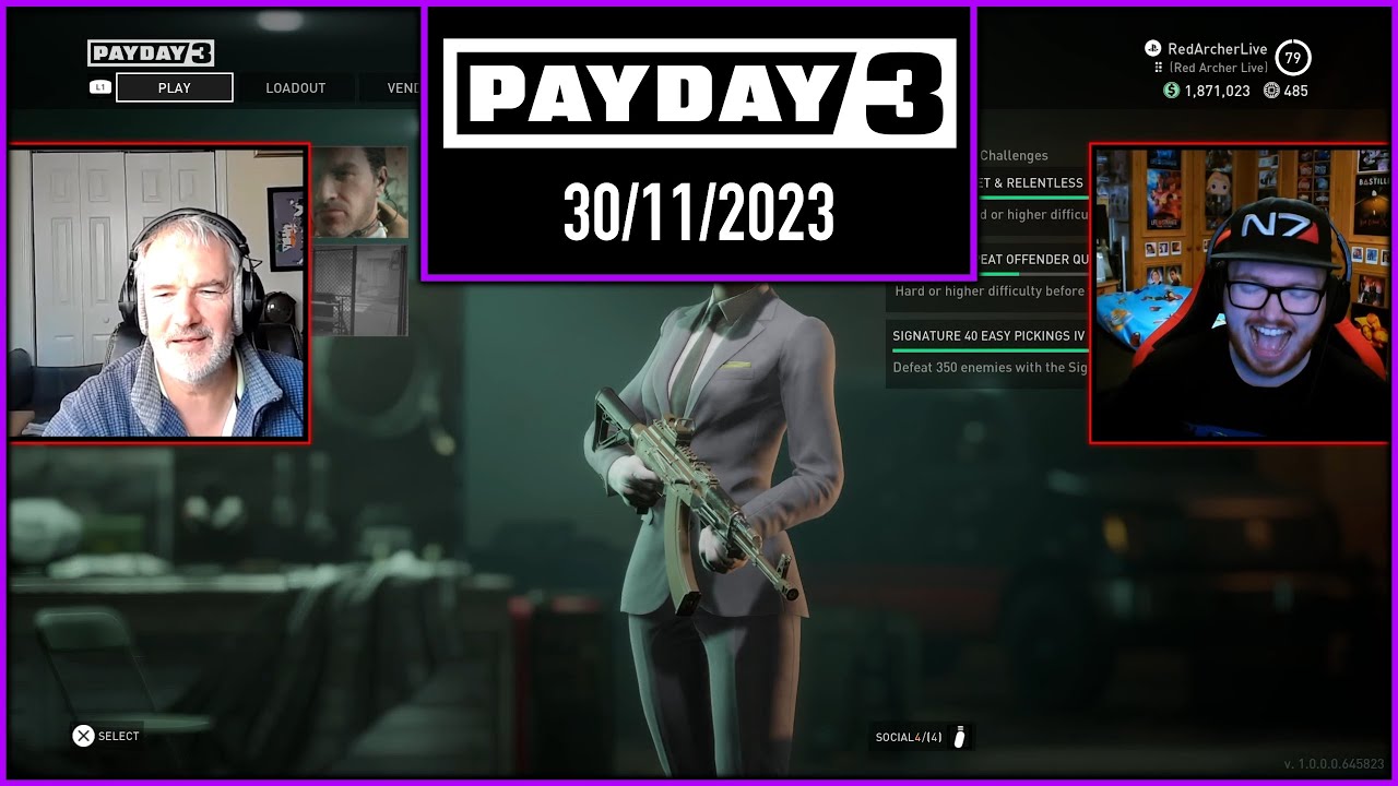 Payday 3 (Part 1/2): The Ian Russell Cook Off Special [30th November ...