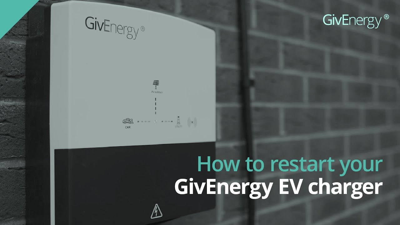 How To Restart Your GivEnergy EV Charger - YouTube