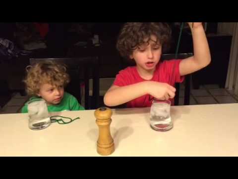 Fishing for Ice with August & Ocean Maturo - YouTube