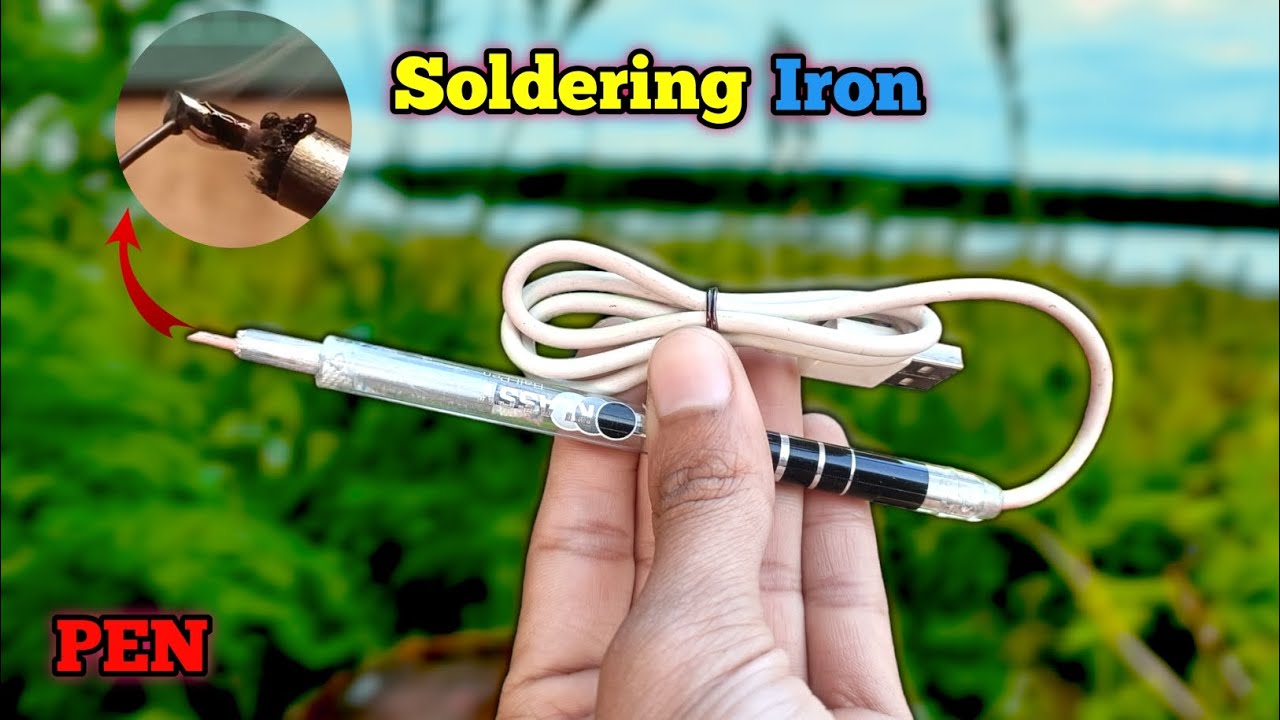 How To Make Soldering Iron - Using old material - YouTube