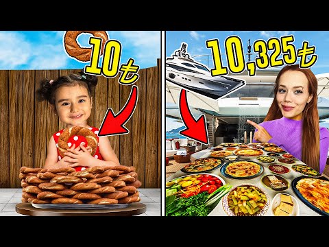 10 TL Kahvaltı vs 10.000 TL Kahvaltı !? @OykuKarta