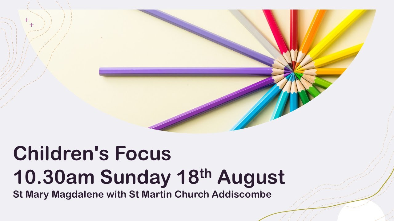 Recipe for Life Children's Focus 18th August 2024 - YouTube
