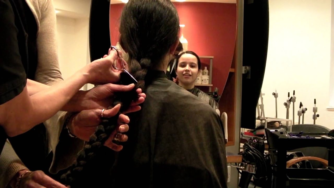 Clare Dillon - Charity Hair Cut 2010 - YouTube