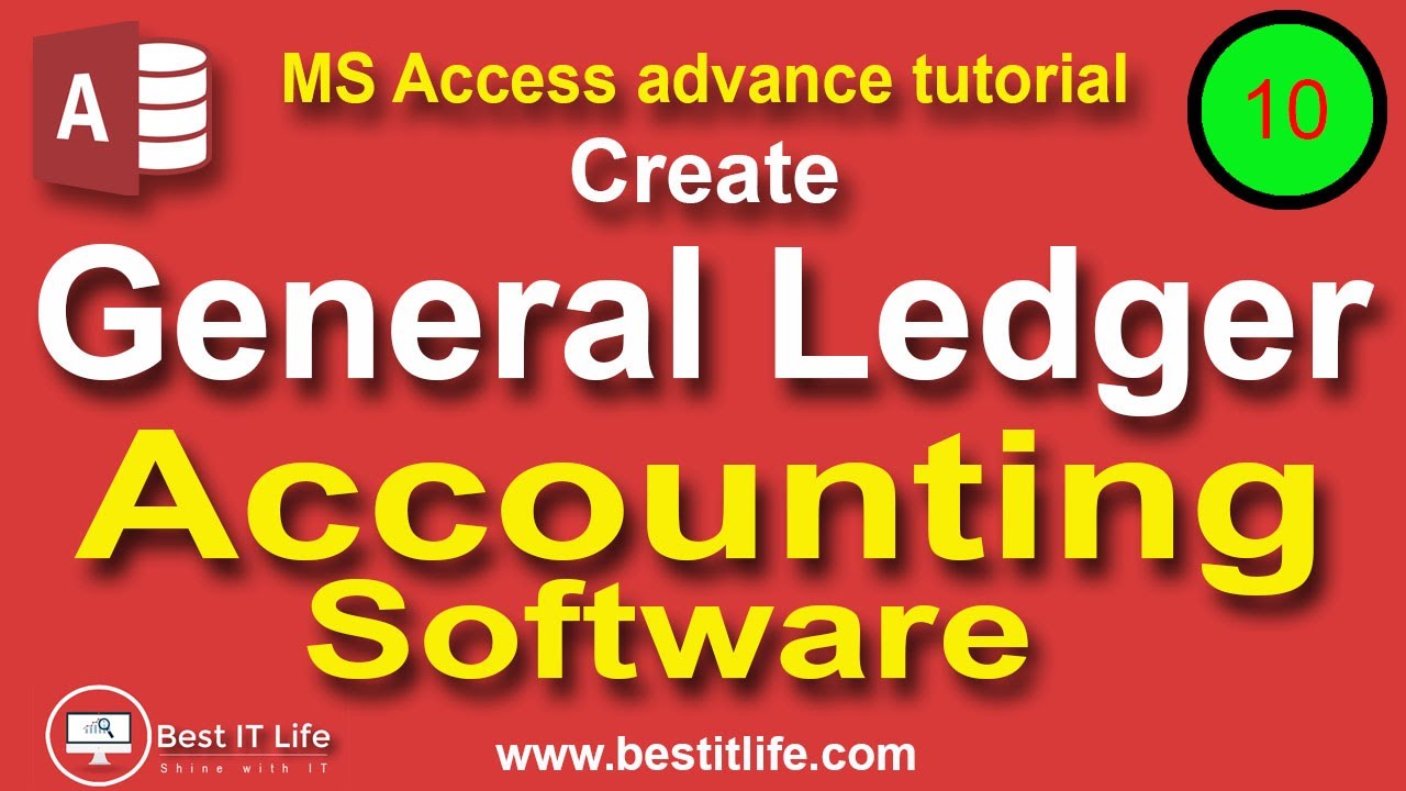 General Ledger creates in Accounting Software #MSAccess advance ...