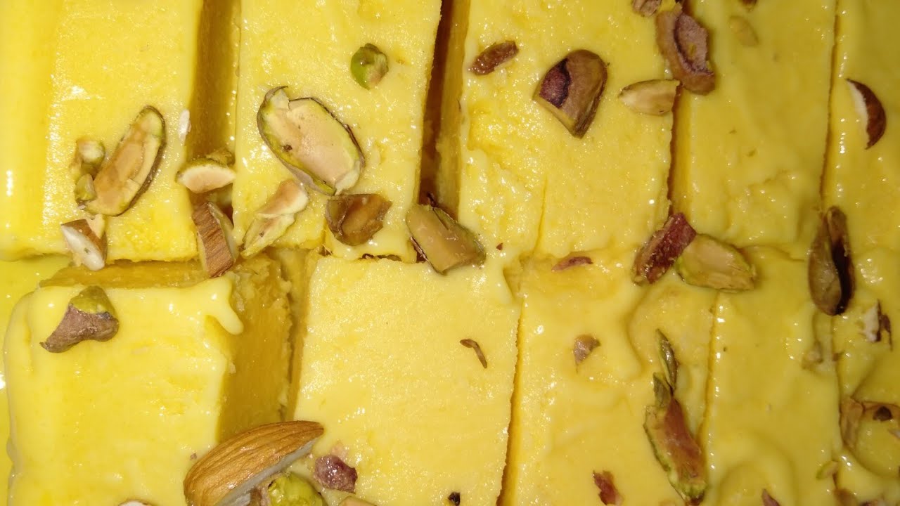 How to make mango pista ice cream recipe - YouTube