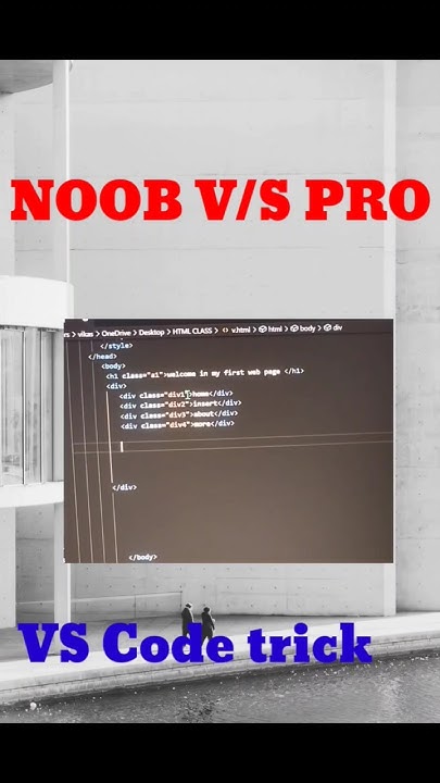VS Code trick #trick #vscode #short #tech #viral - YouTube