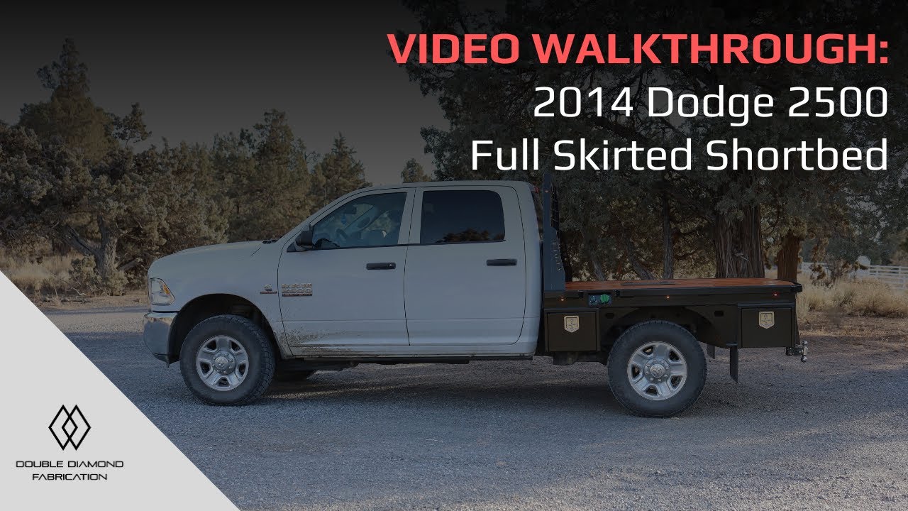 Tour: Short Bed Full-Skirted Flatbed Walkthrough (Dodge 6-Speed ...