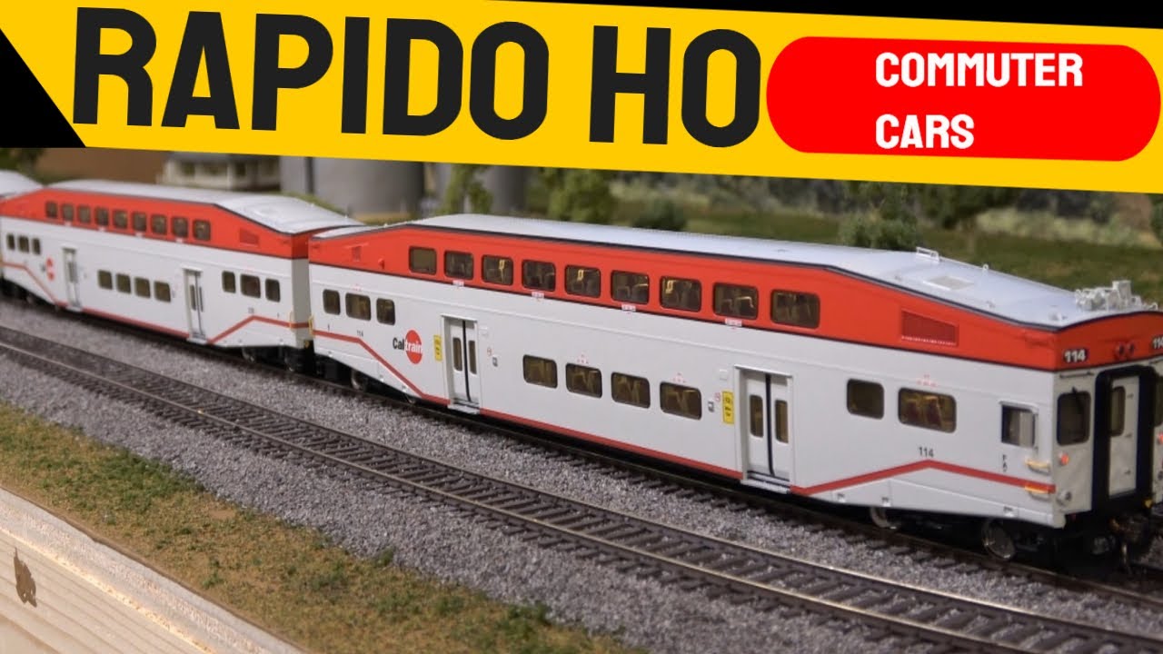 Rapdio HO Commuter Cars with DCC Compatible Interior Lighting! - YouTube