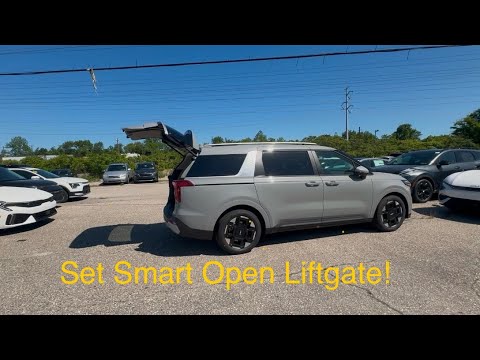 How To: Set Smart Open Lift gate on your 2025 Kia Carnival! Works for ...
