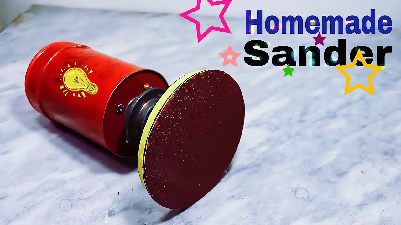 How To Make a SANDER MACHINE , diy SANDER MACHINE - YouTube