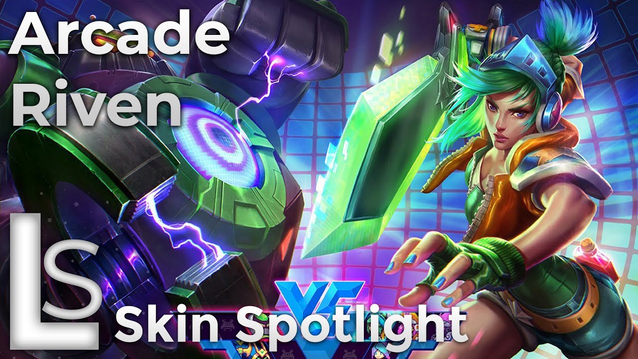 Arcade Riven - Skin Spotlight - Arcade: Heroes Collection - League of ...