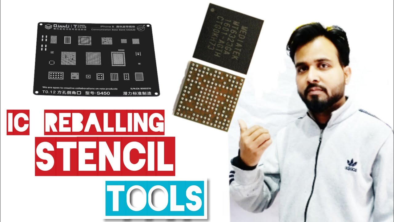 ic reballing stencil review - YouTube