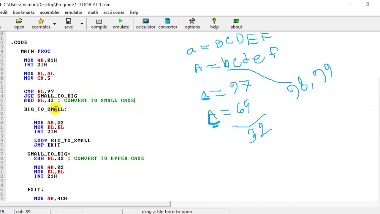5. print next 5 letters of a given letter in opposite case using ...