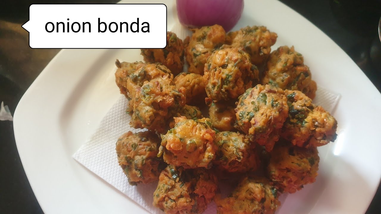 Evening snack Thotakura onion bonda recipe in Telugu by ( padmaja priya ...