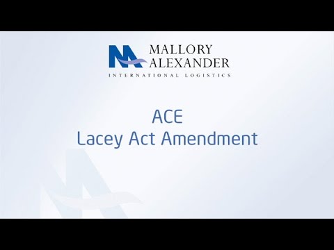 ACE - Lacey Act Requirements - YouTube