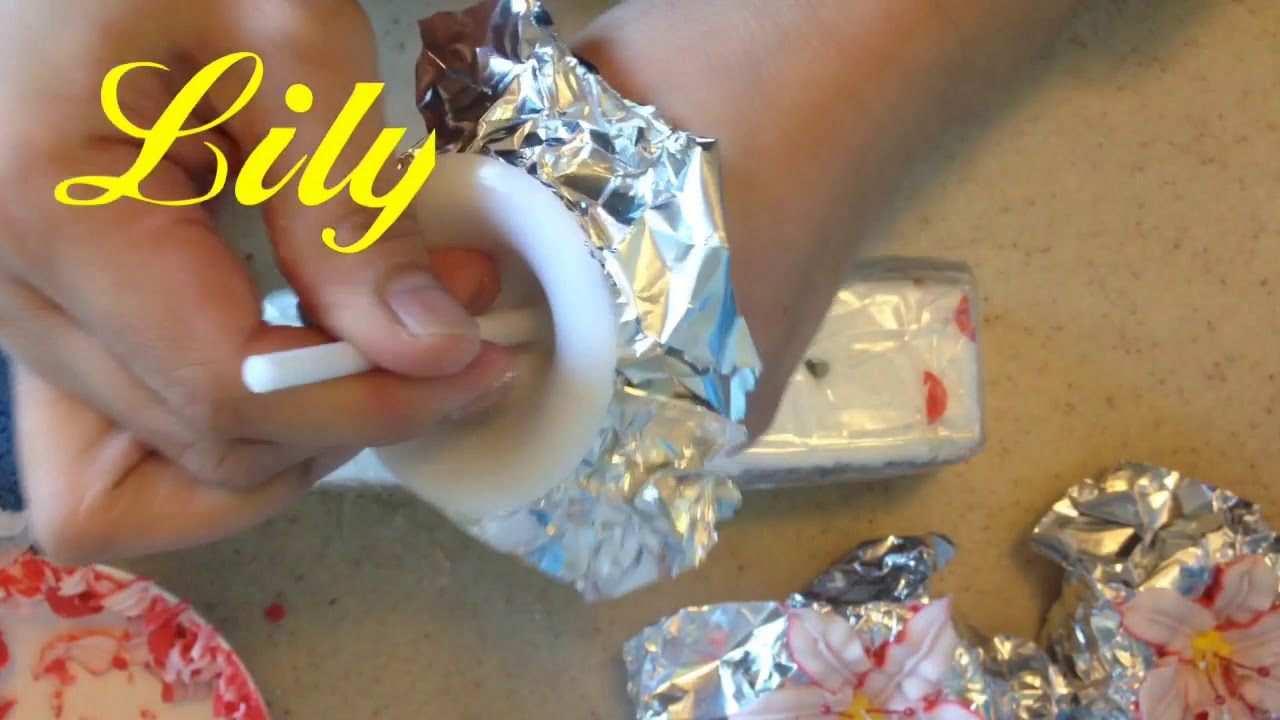 Royal Icing Lily flower. - YouTube