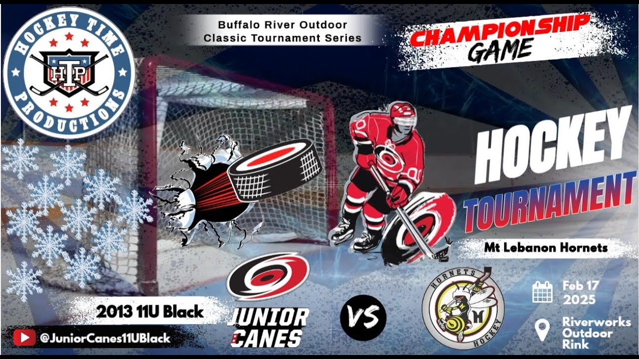 Jr Canes 11U Black vs Mt Lebanon Hornets 12U A2 - Championship Game ...