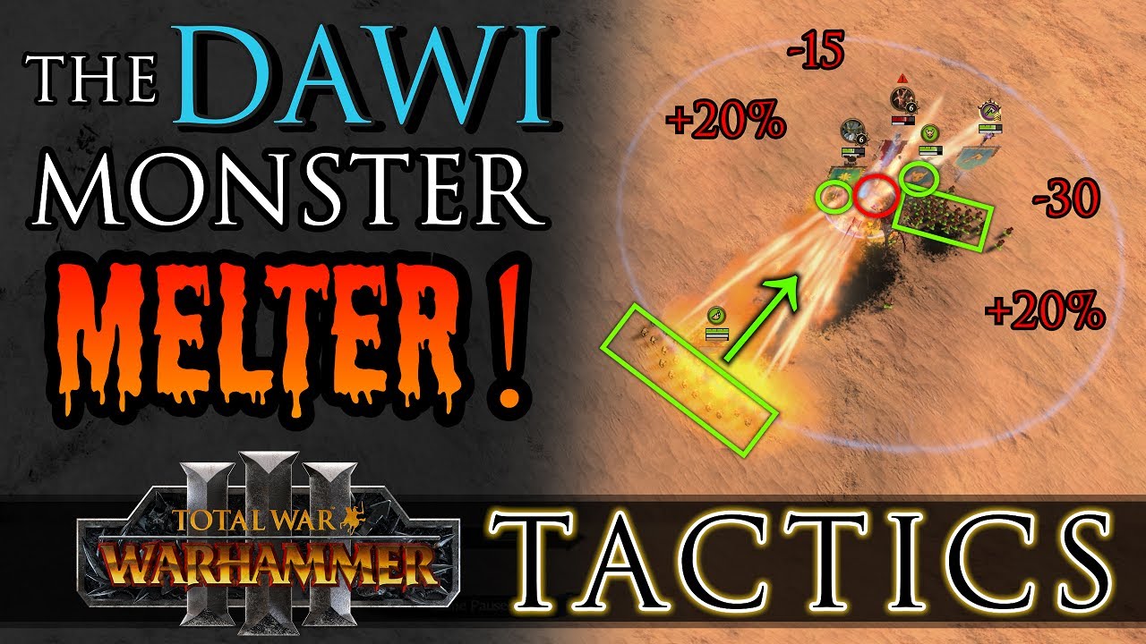 Dwarf MONSTER MELTER! - Total War Tactics: Warhammer 3 - YouTube