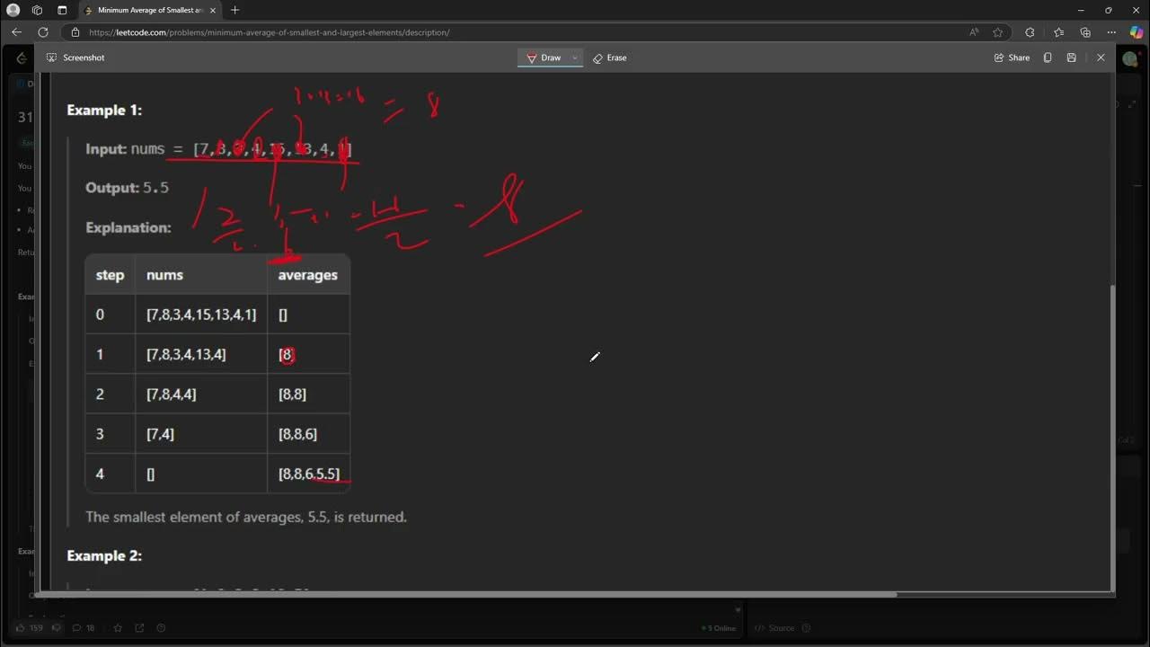 #LeetCode 3194 | Minimum Average of Smallest and Largest Elements #Java - YouTube