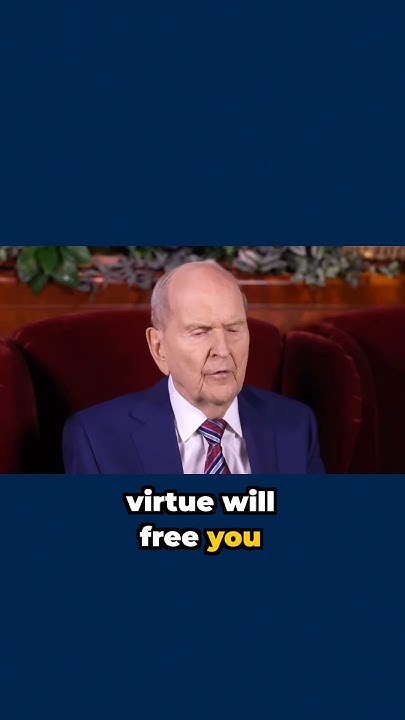 Freedom from Anxious Thoughts // President Russell M. Nelson: ‘Confidence in the Presence of God ...