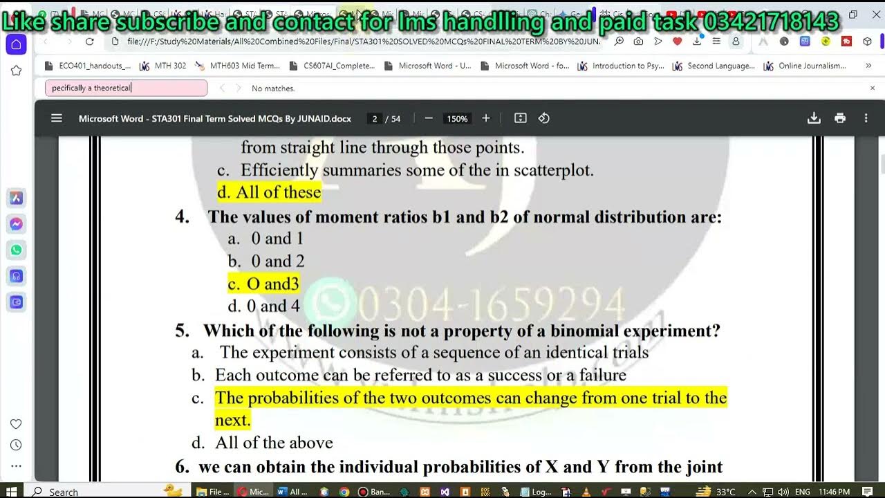 sta630 quiz no 1 solution verified answers 2024 sta630 quiz 1 2024 sta630 quiz no 1 - YouTube
