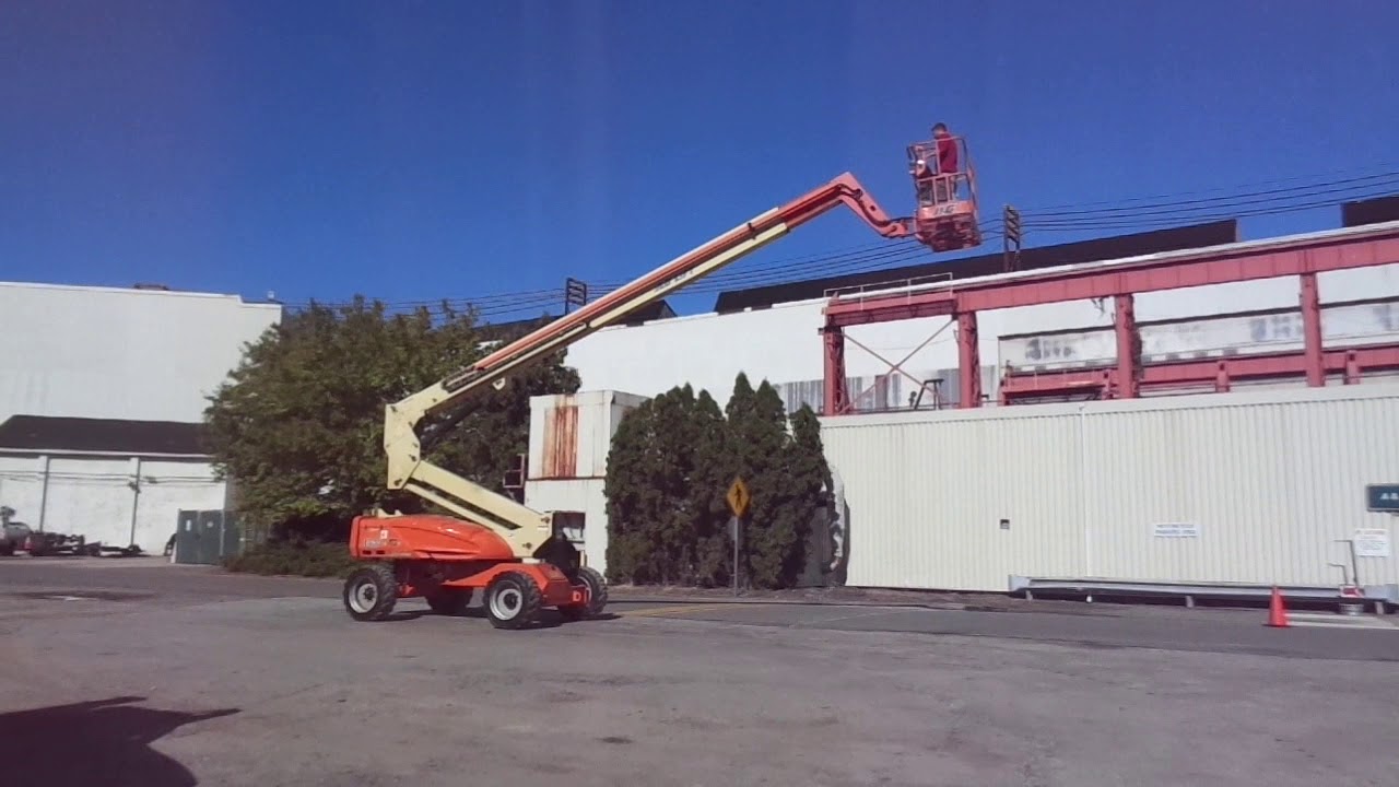 JLG E600 Boom Lift (sn410) www.equipseller.com - YouTube