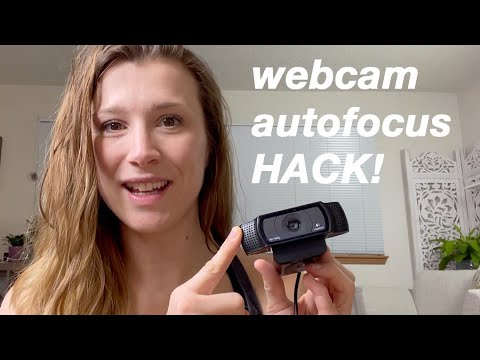 How to turn OFF webcam autofocus | Logitech C920 Demo | Online Yoga Teacher Tips