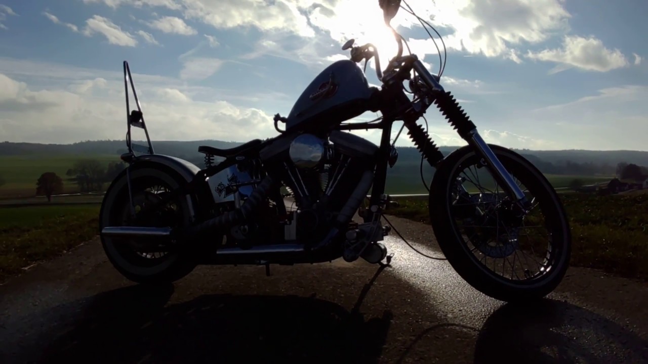 Harley Davidson Softail Evolution FXST 1985 Brutal Sound - YouTube