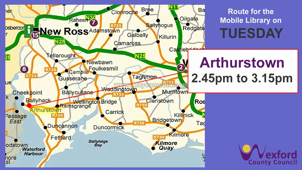 Wexford Mobile Library Route2 - YouTube