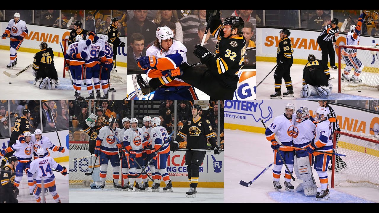 New York Islanders 5 Boston 3 December 31 2013 - YouTube