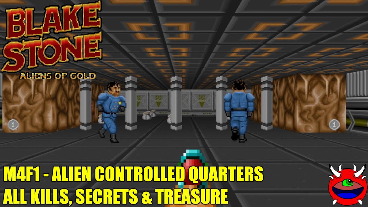 Blake Stone: Aliens of Gold - M4F1 Alien Controlled Quarters - All ...