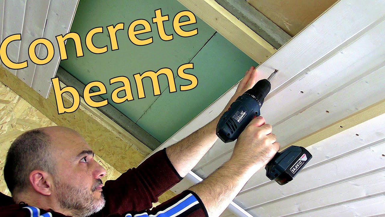 Transform Your Garage: Easy DIY False Ceiling Glued Against Concrete ...